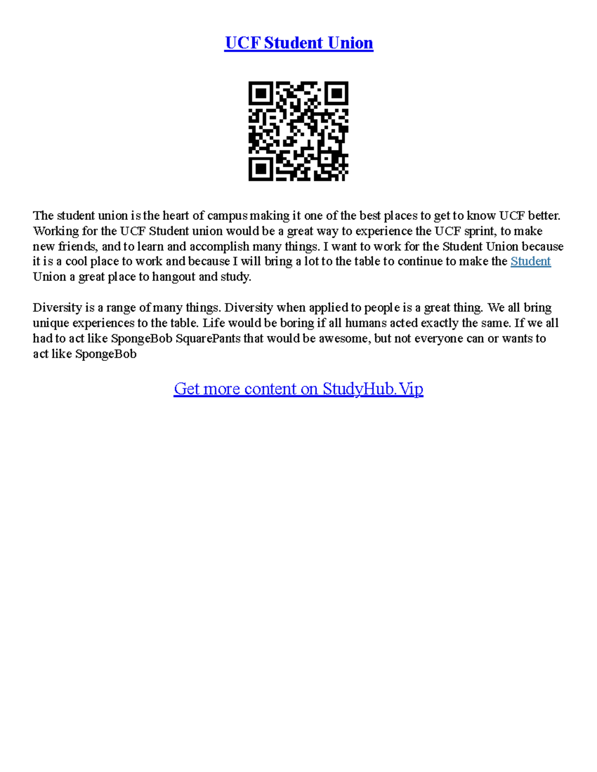 Ucf Essays Ucf Essays - UCF Student Union The student union is the ...