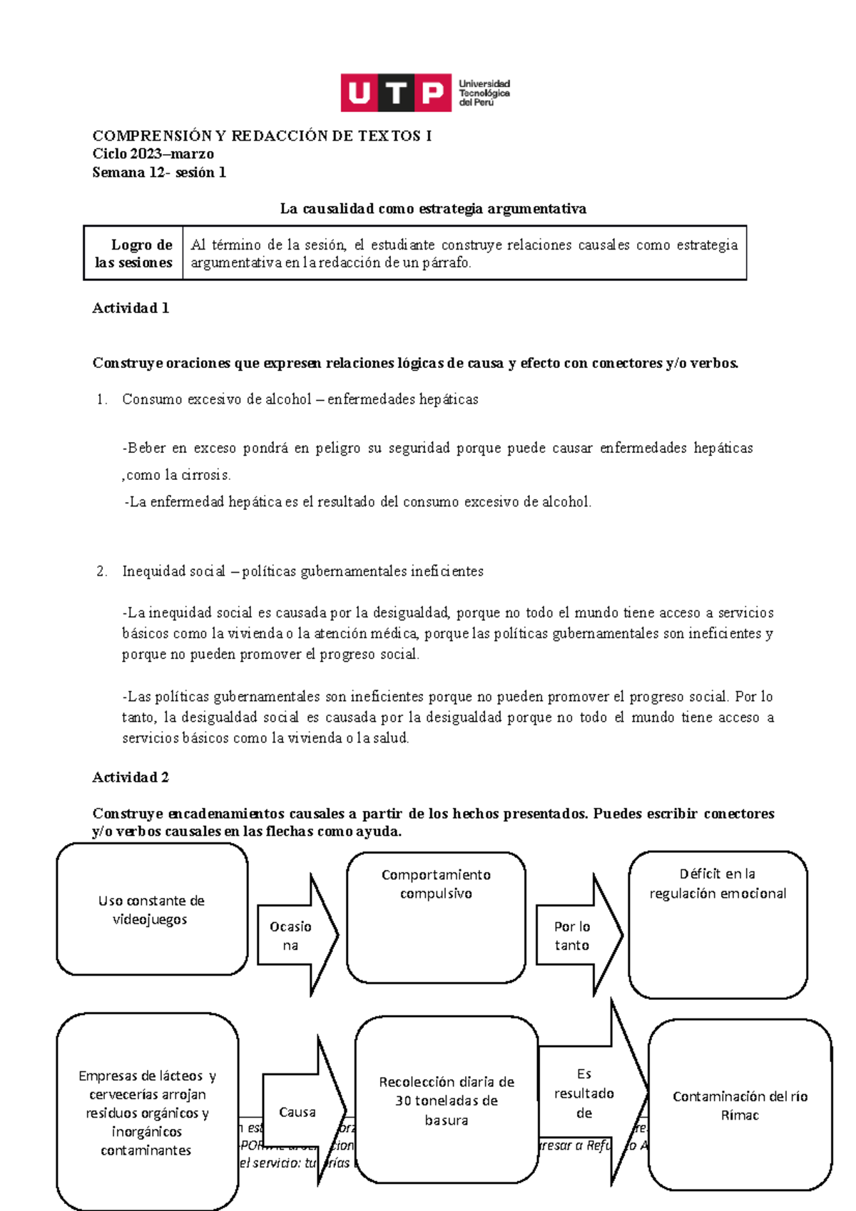S12.s1 La causalidad como estrategia discursiva - COMPRENSIÓN Y ...