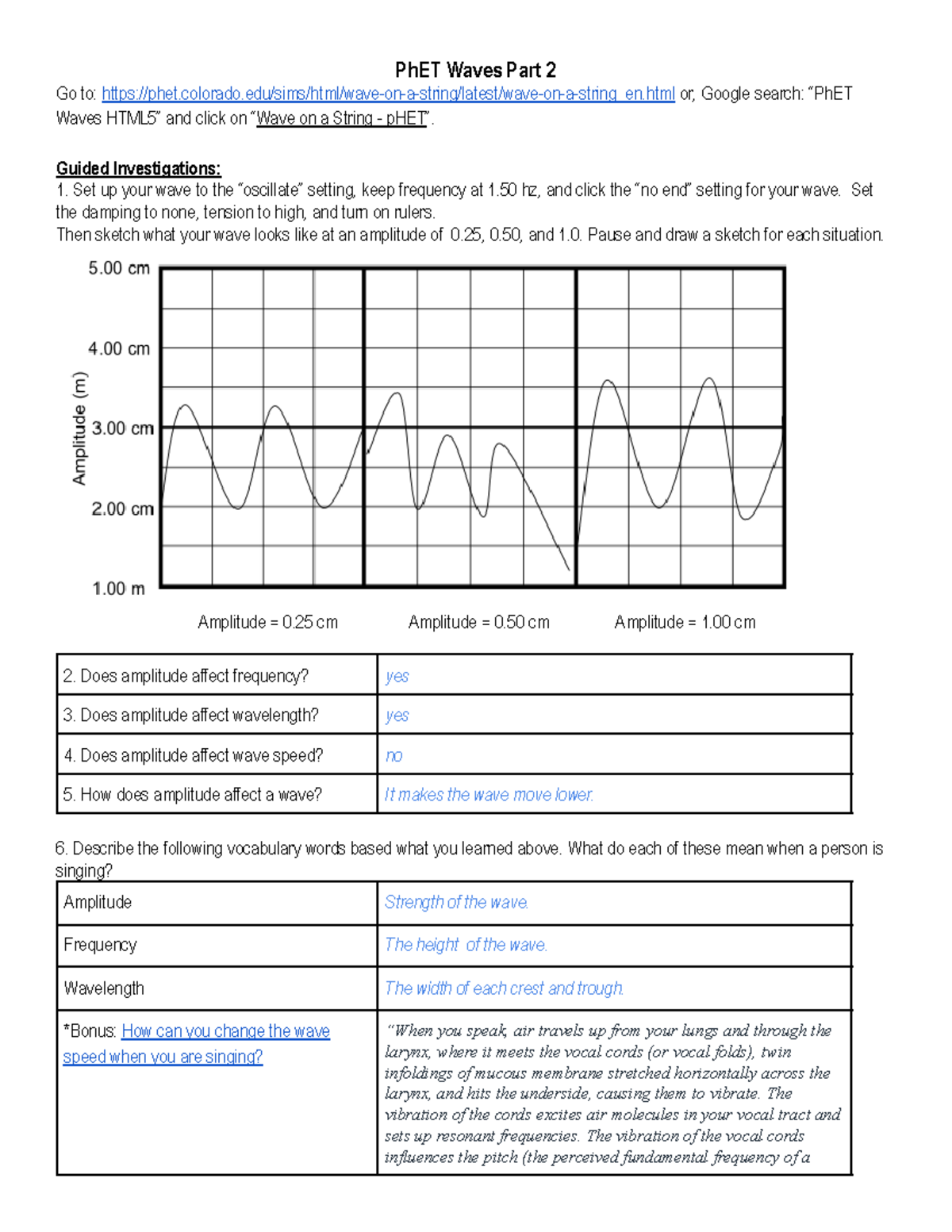Ph ET Waves Part 2 - Assignment - PhET Waves Part 2 Go to: - Studocu