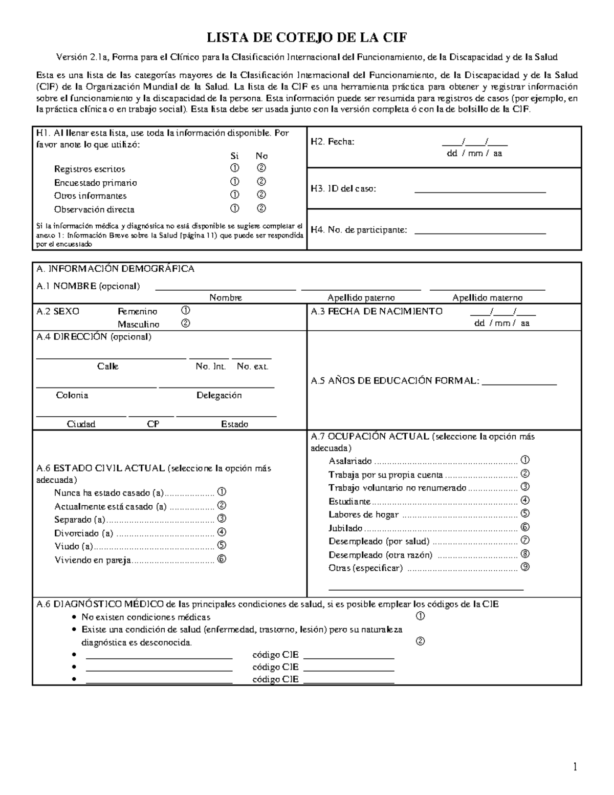 Lista-de-la-cif compress - LISTA DE COTEJO DE LA CIF Versión 2, Forma ...