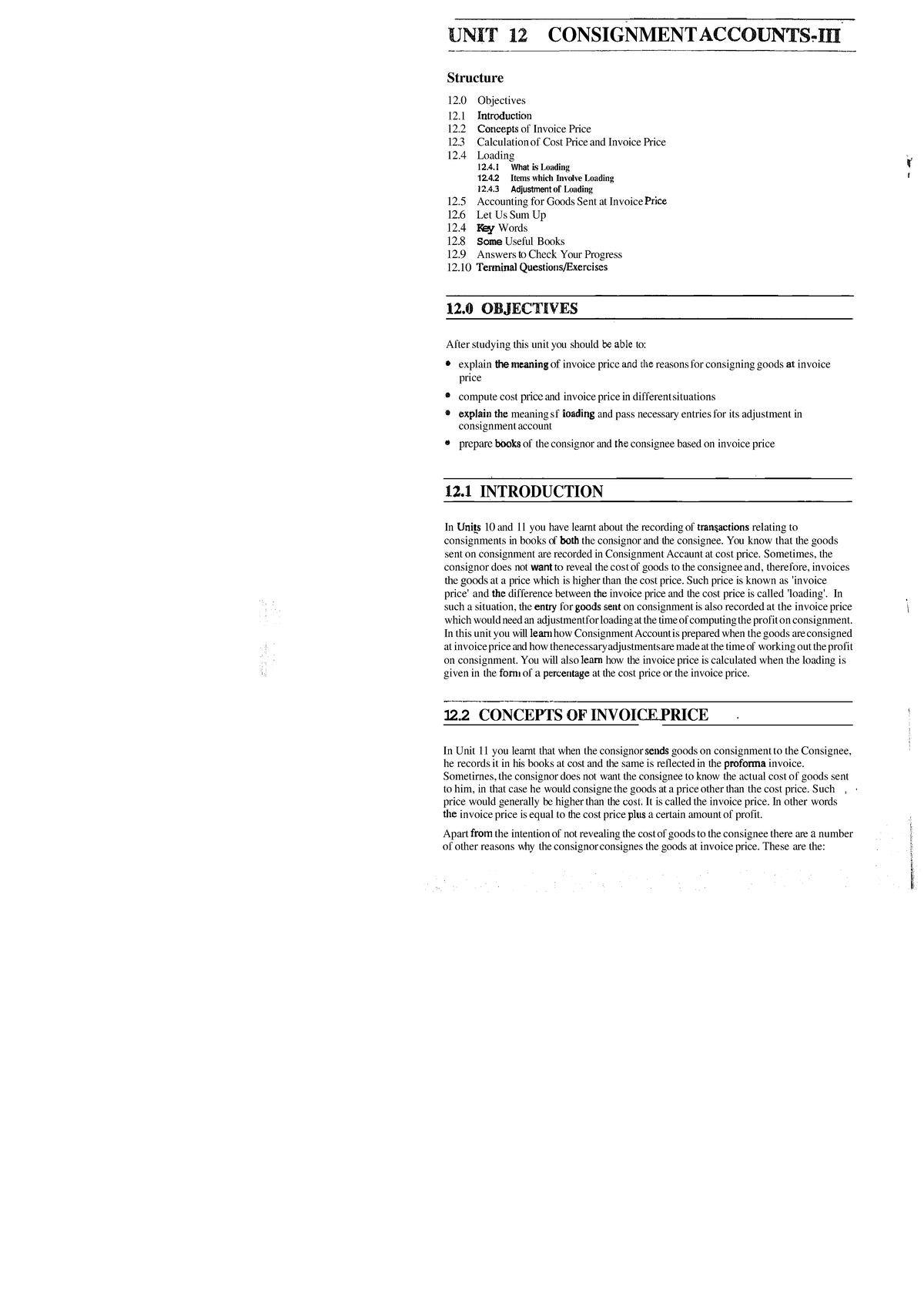 Unit-12 - Structure 12.0 Objectives 12.1 Introductior~ 12.2 Curhcepts ...