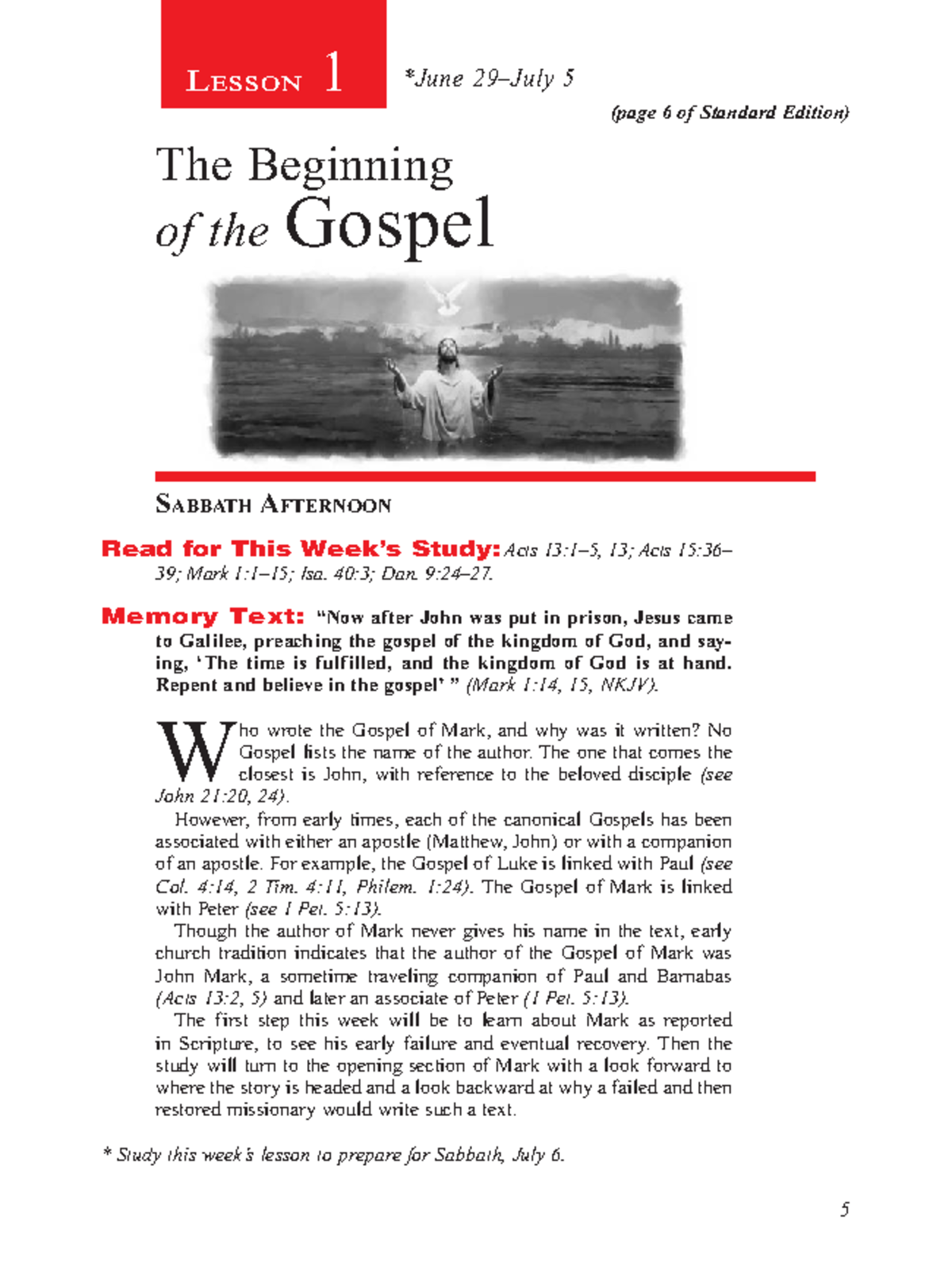 Adult bible study 24 Q3 L01 T - (page 6 of Standard Edition) 1 *June 29 ...