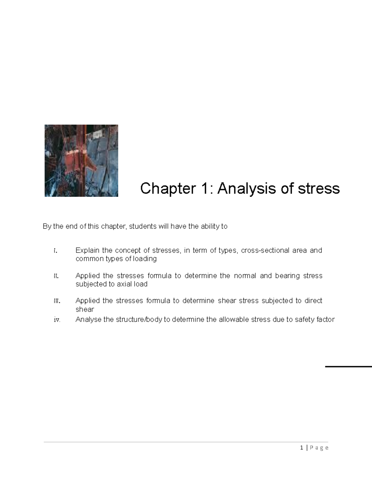 1 2017, questions and answers - Chapter 1: Analysis of stress By the ...