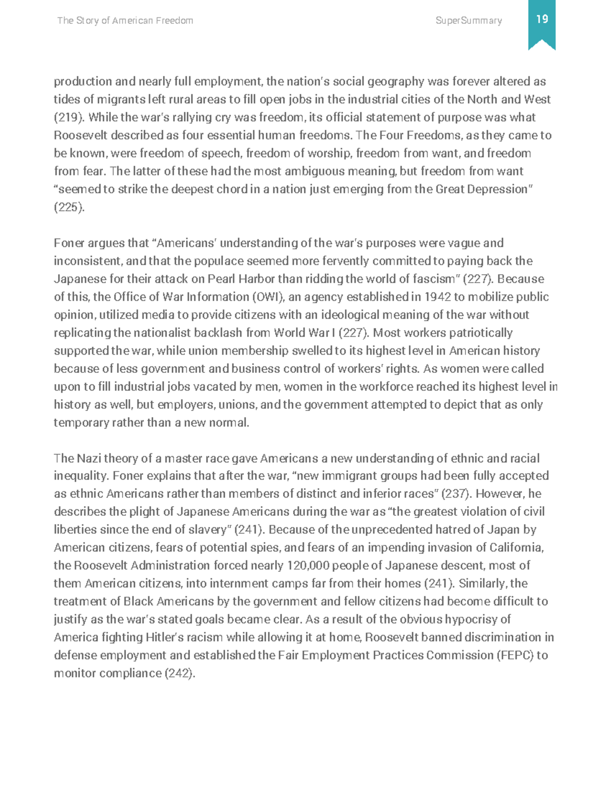 The Story of American Freedom - Super Summary Study Guide 2 20 ...
