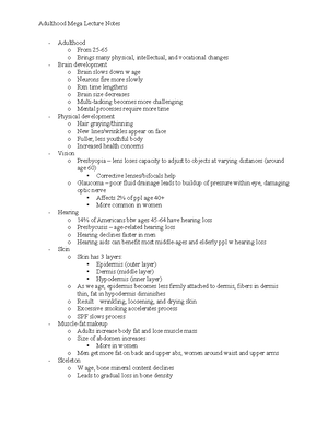 Conception and Birth Notes - Conception and Birth Notes Genetic ...