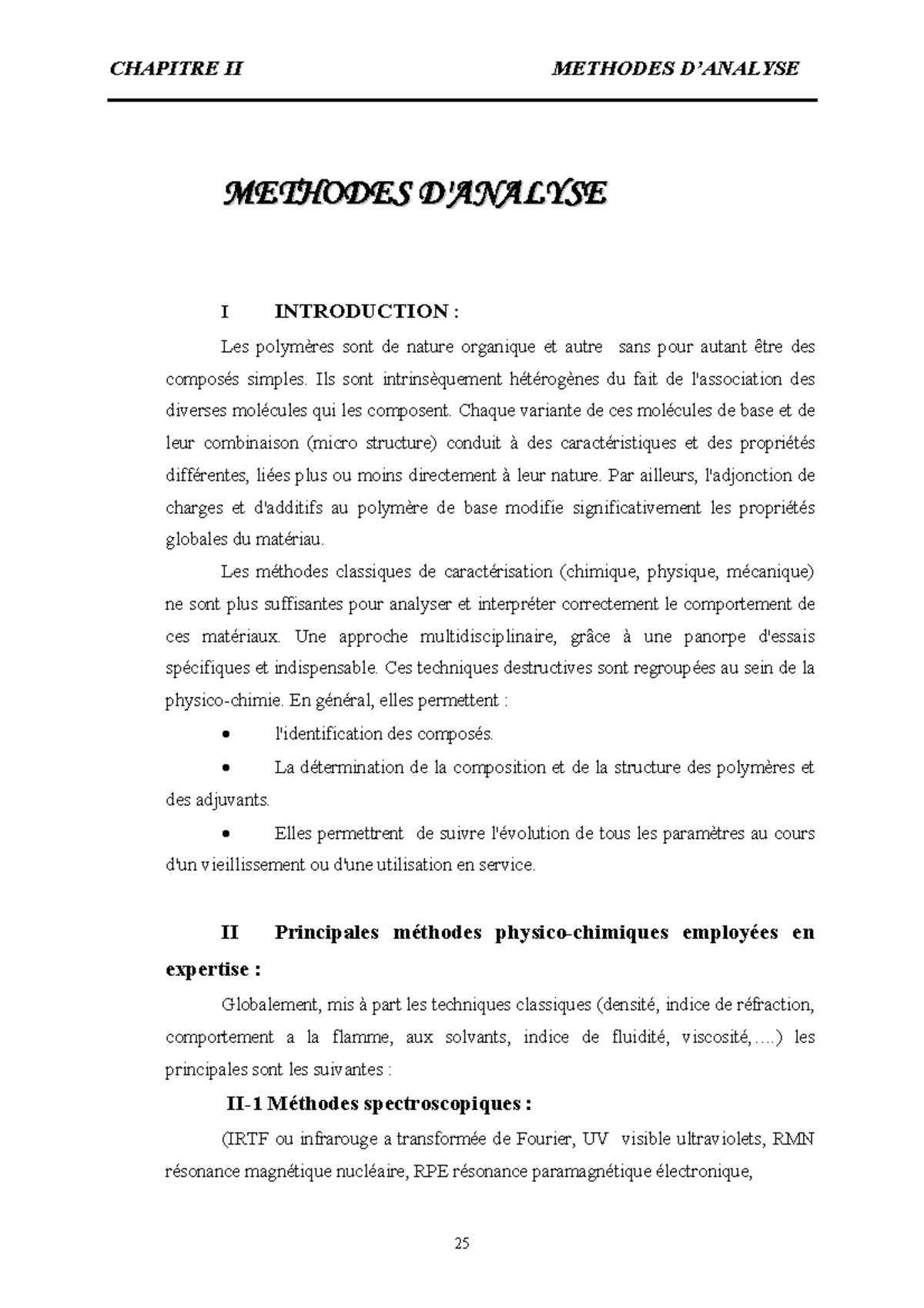 Outils d’Analyse, Statistique des Données Chapitre 2 - C H A P I T R E ...