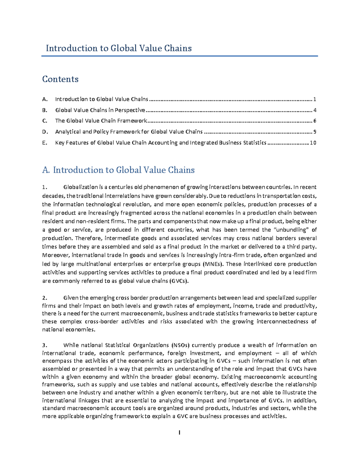 Introduction to Global Value Chains - Introduction to Global Value ...