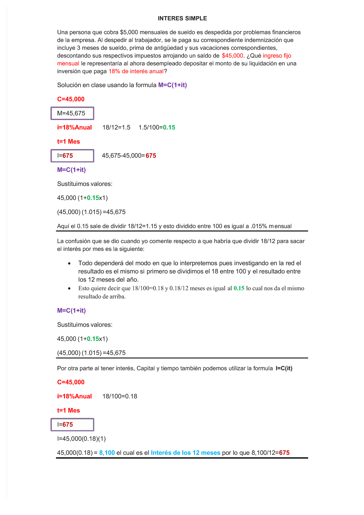 Pdf-interes-simple compress - INTERES SIMPLEINTERES SIMPLE Una persona que cobra $5,000 ...