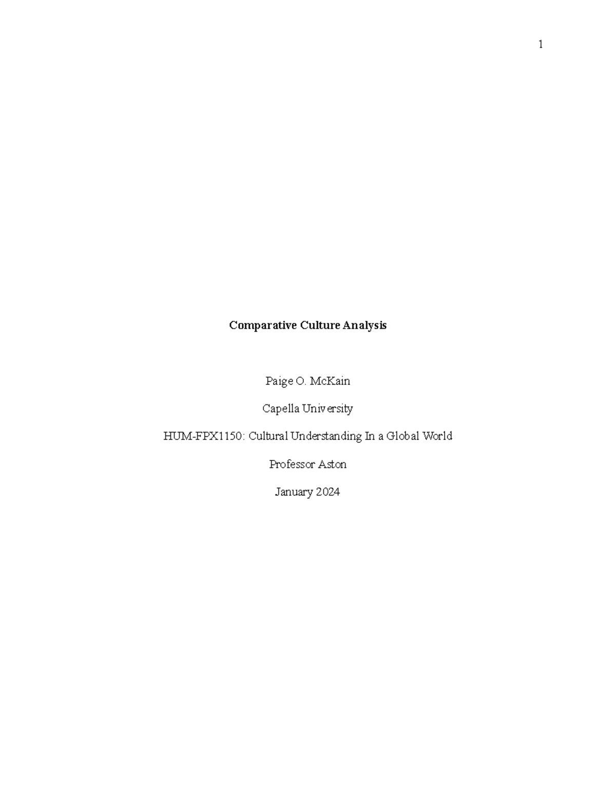 Gilgamesh and beowulf - Comparative Culture Analysis Paige O. McKain ...