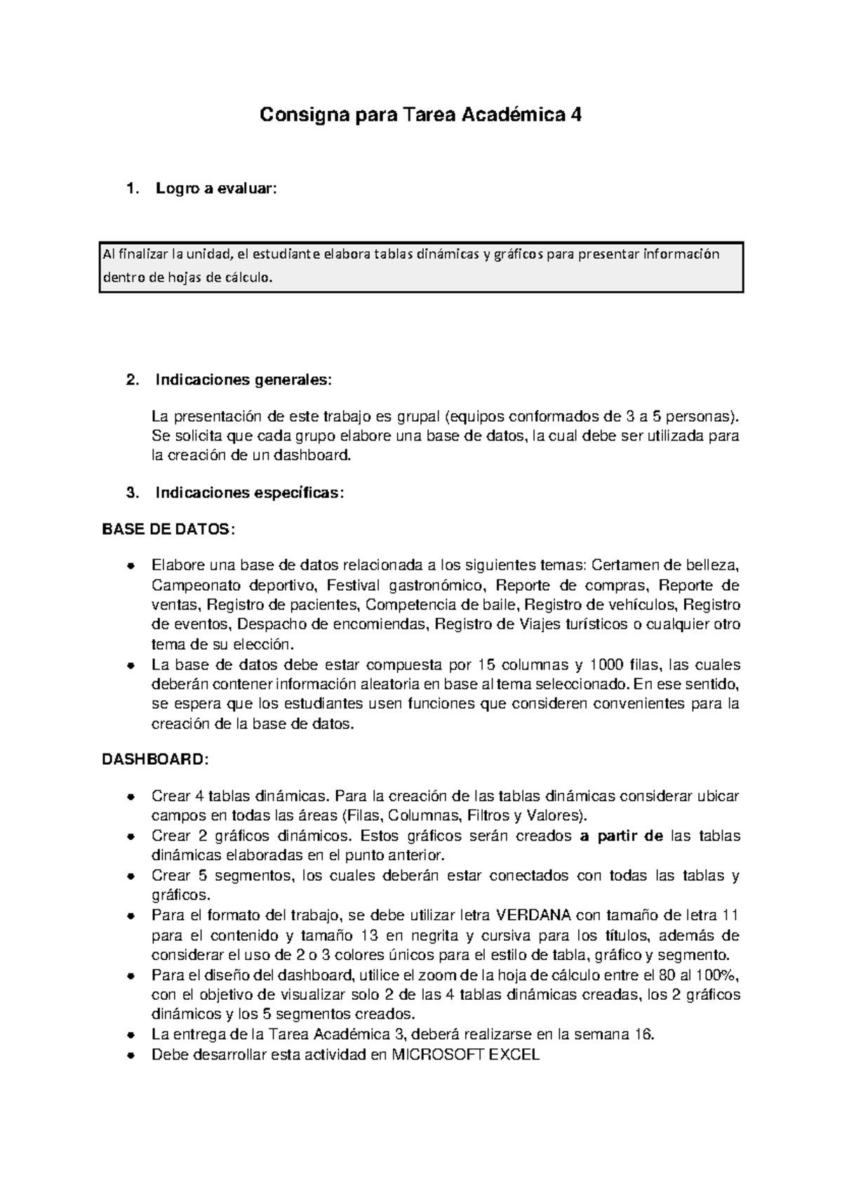 Consigna TA4 - consigan de la TA4 de informatica donde se explica los ...