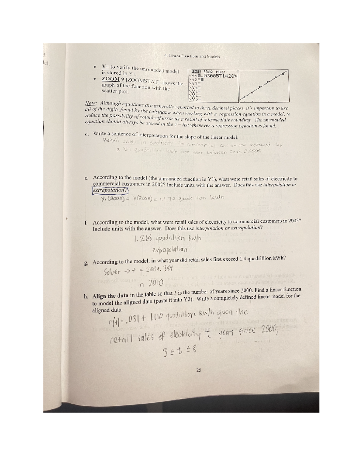 1.4 lecture check - notes discussed in class - MATH1020 - Studocu