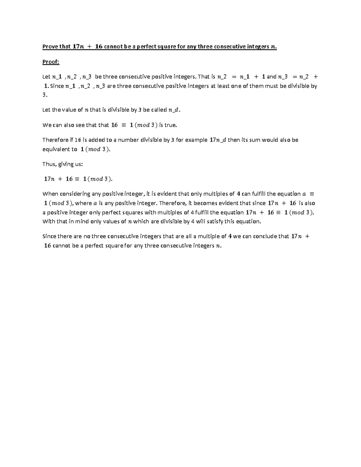 MATH 1081 Assignment Prove That Cannot Be A Perfect Square math-1081-assignment-prove-that-cannot-be-a-perfect-square