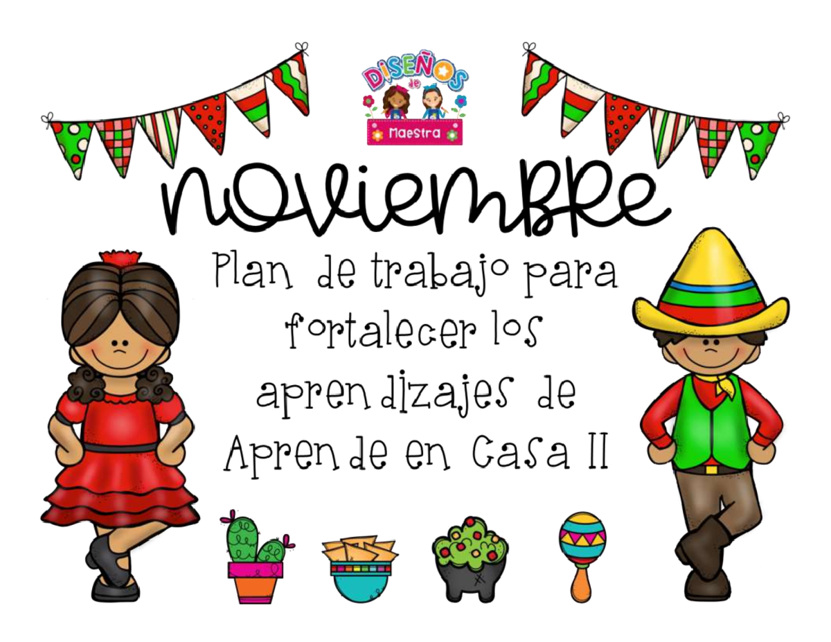 2°PLAN. Noviembre. Cuarta. Semana - PLAN DE TRABAJO PARA REFORZAR ...