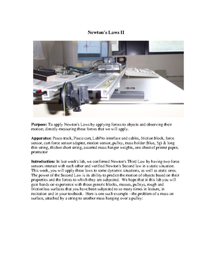 Physics Lab Vectors - Lab Report - Addition of Vectors using a Force ...