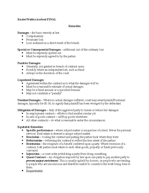 FInal Business Law Cheat Sheet - Offer: Common Law - Serious, objective ...