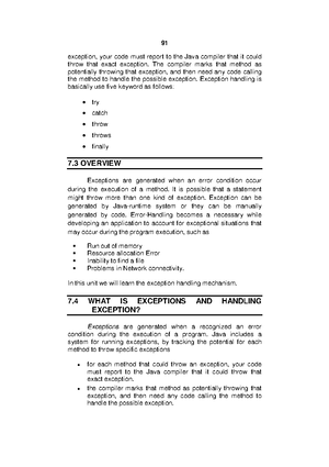 JAVA Programming 20 - Tables A table is a component that displays rows ...