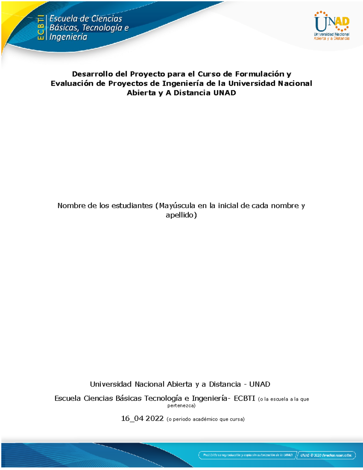 Anexo 2- Guía para el desarrollo de la actividad etapa 3 - Desarrollo del Proyecto para el Curso ...