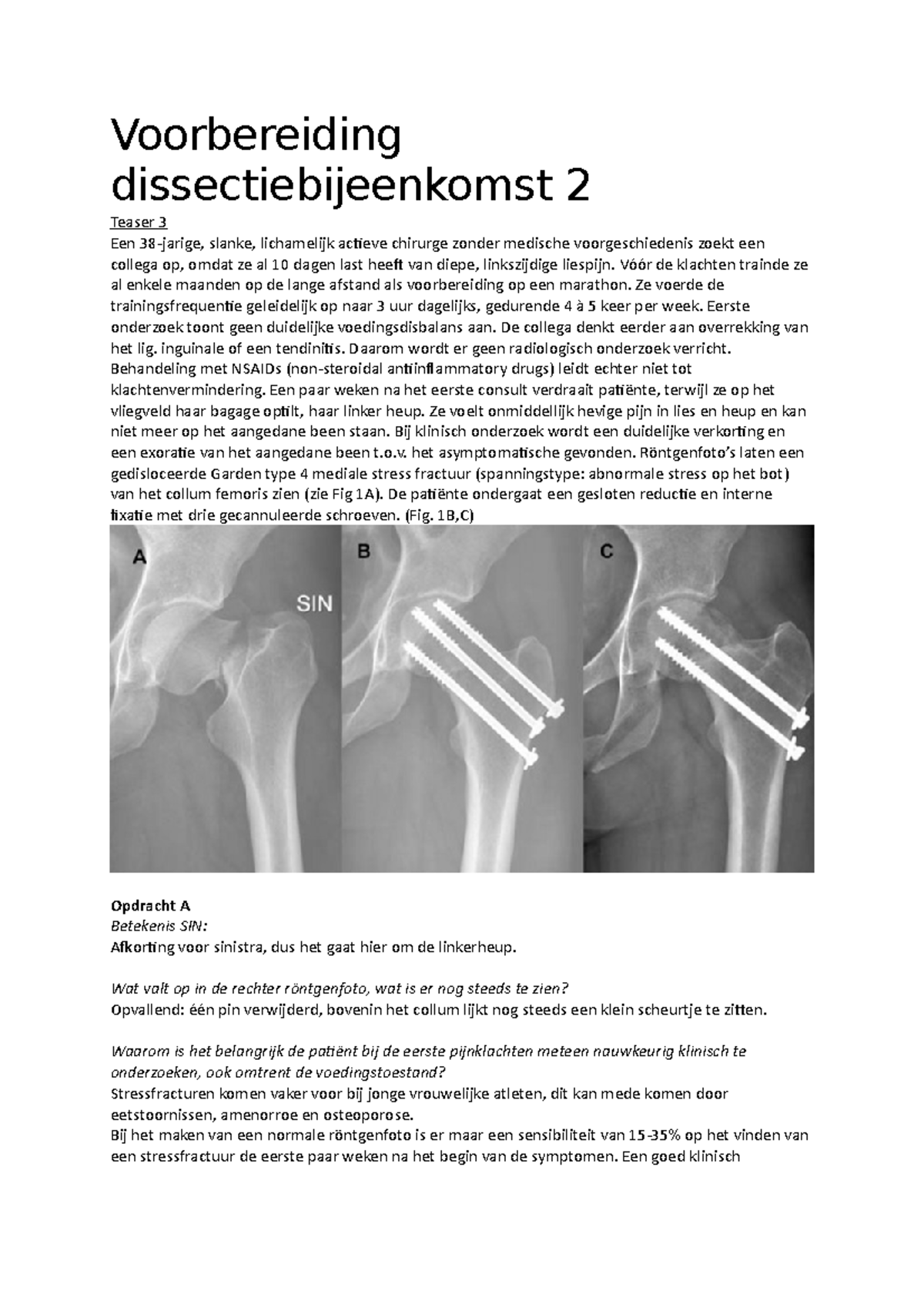 Dissectie cursus - Voorbereiding dissectiebijeenkomst 2 Teaser 3 Een 38 ...