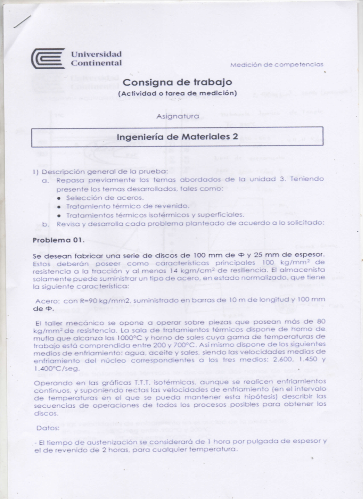 Albert 017 - PRACTICA .I.M.2 - Universidad Continental Medición de competencias Consigna de ...