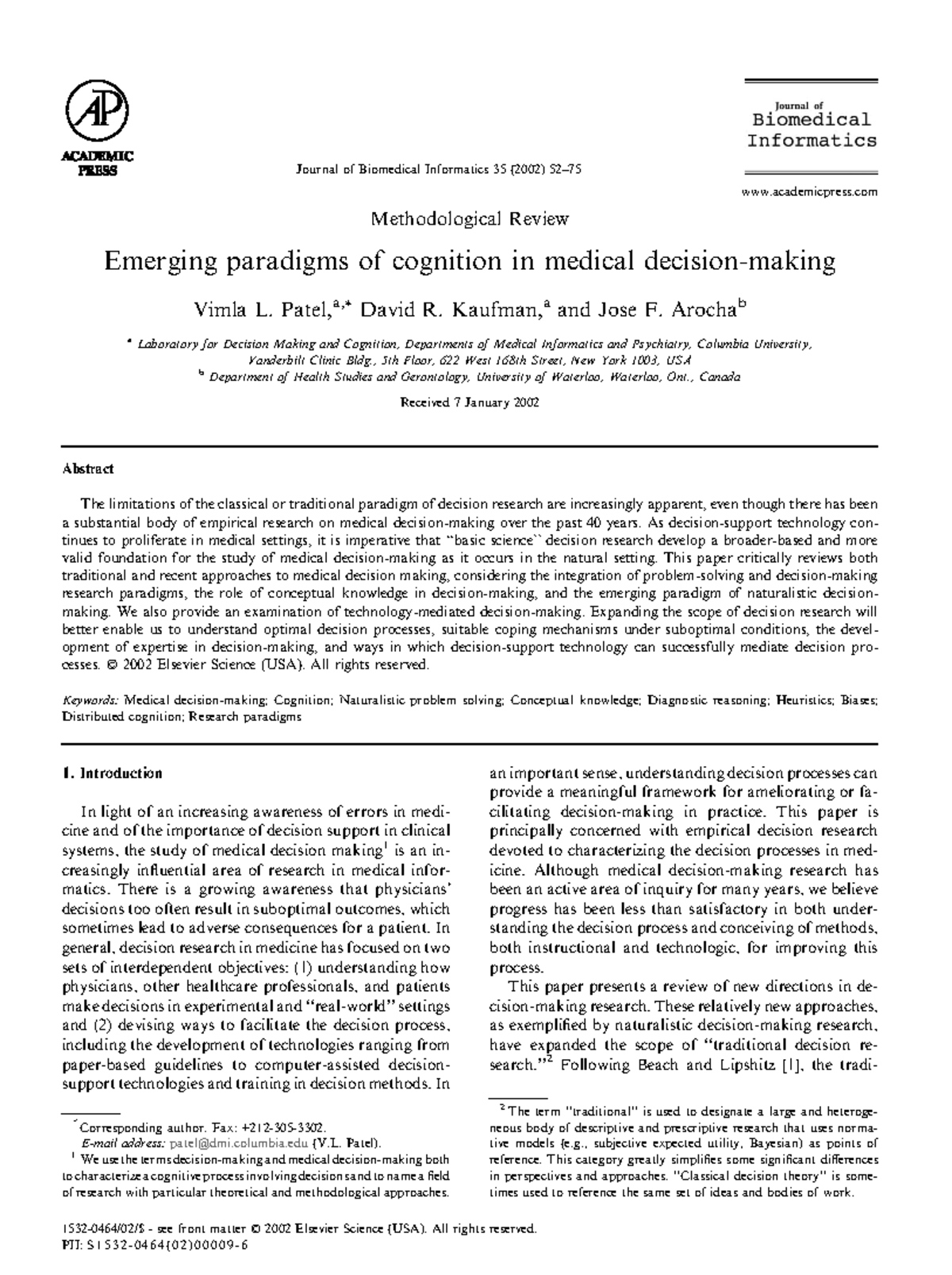 Emerging paradigms of cognition in medic - NUR343 - CDU - Studocu