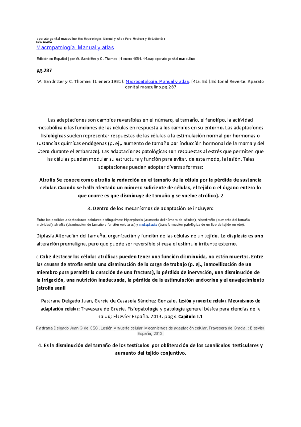 Atrofia Senil de testículo expo - aparato genital masculino Por W ...