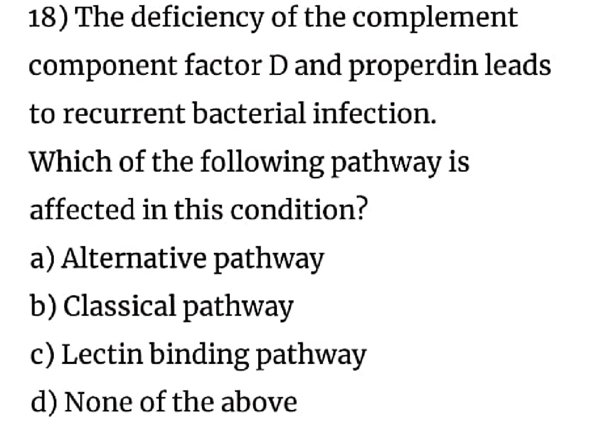 Questions on Lec 11 Complements - General pathology - Studocu