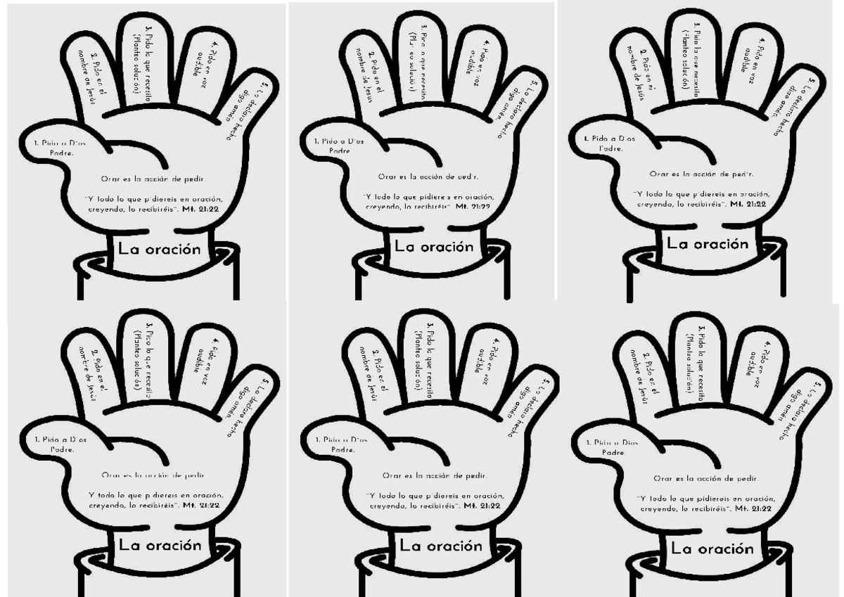 0racion de los 5 dedos - Plan lector inicial - Studocu