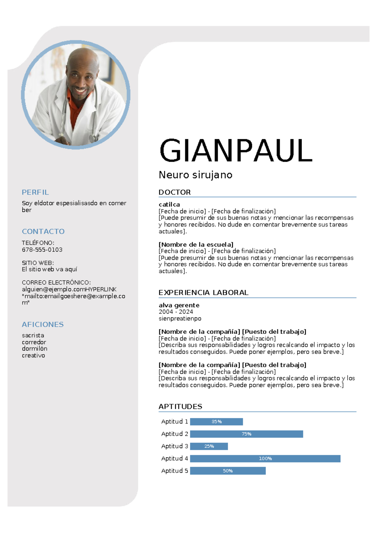 Gianpaul - practica de elaborasen de afiche de persona - GIANPAUL Neuro ...