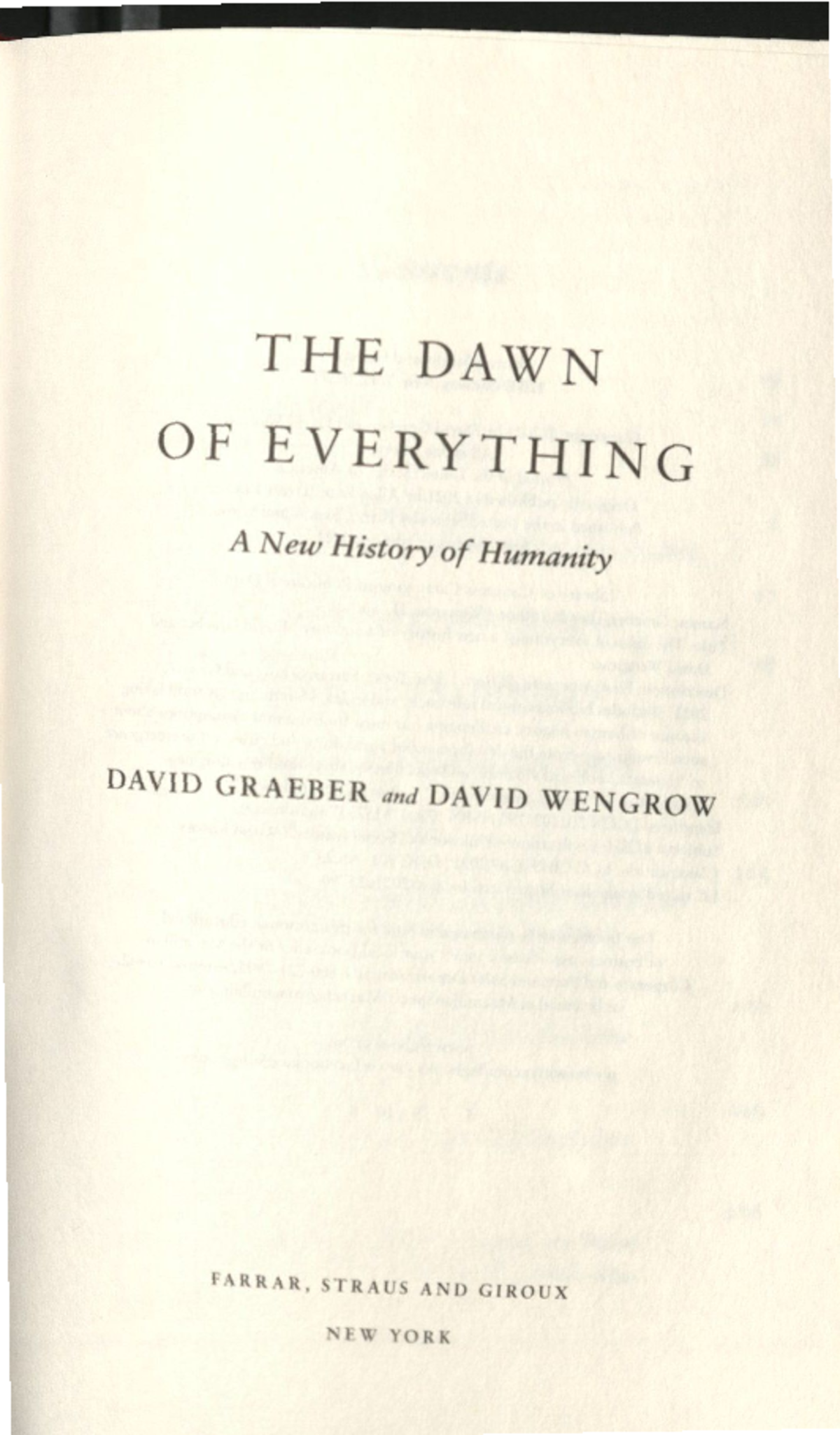 Graeber and Wengrow 2021-corrected - Farrar, Straus and Giroux 120 ...
