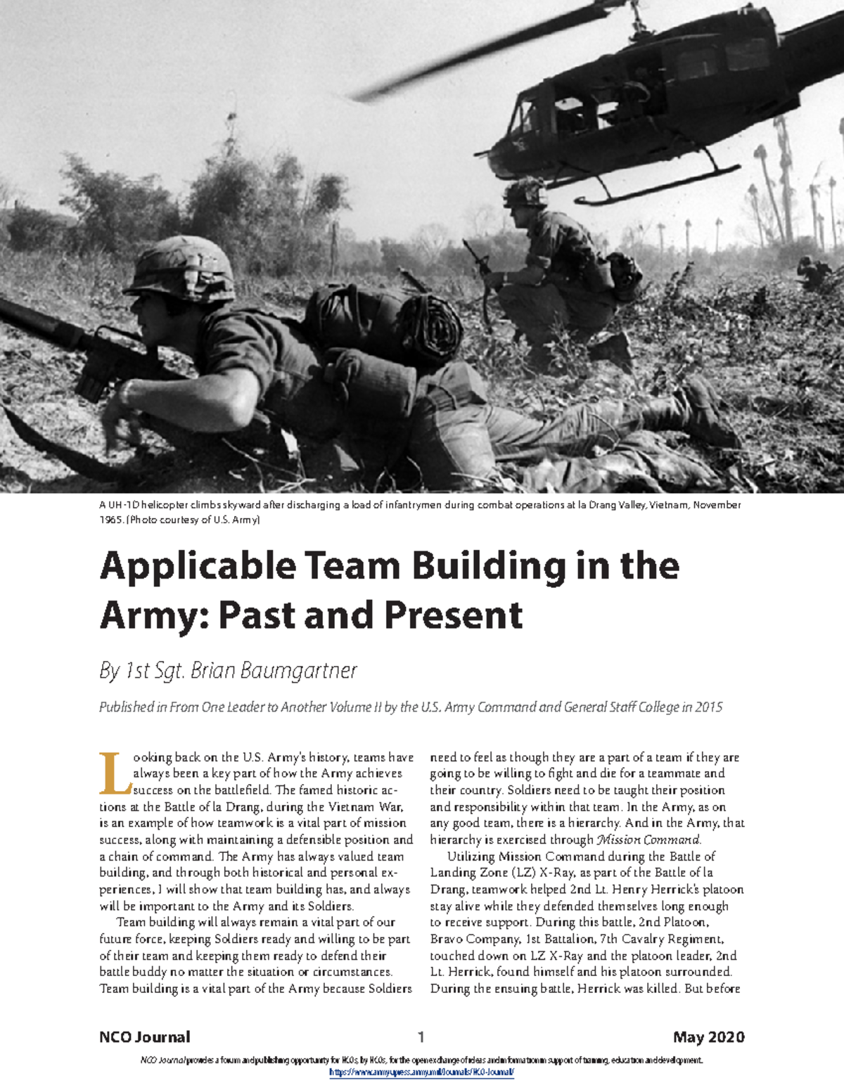 Applicable-team-building army - NCO Journal 1 May 2020 NCO Journal ...