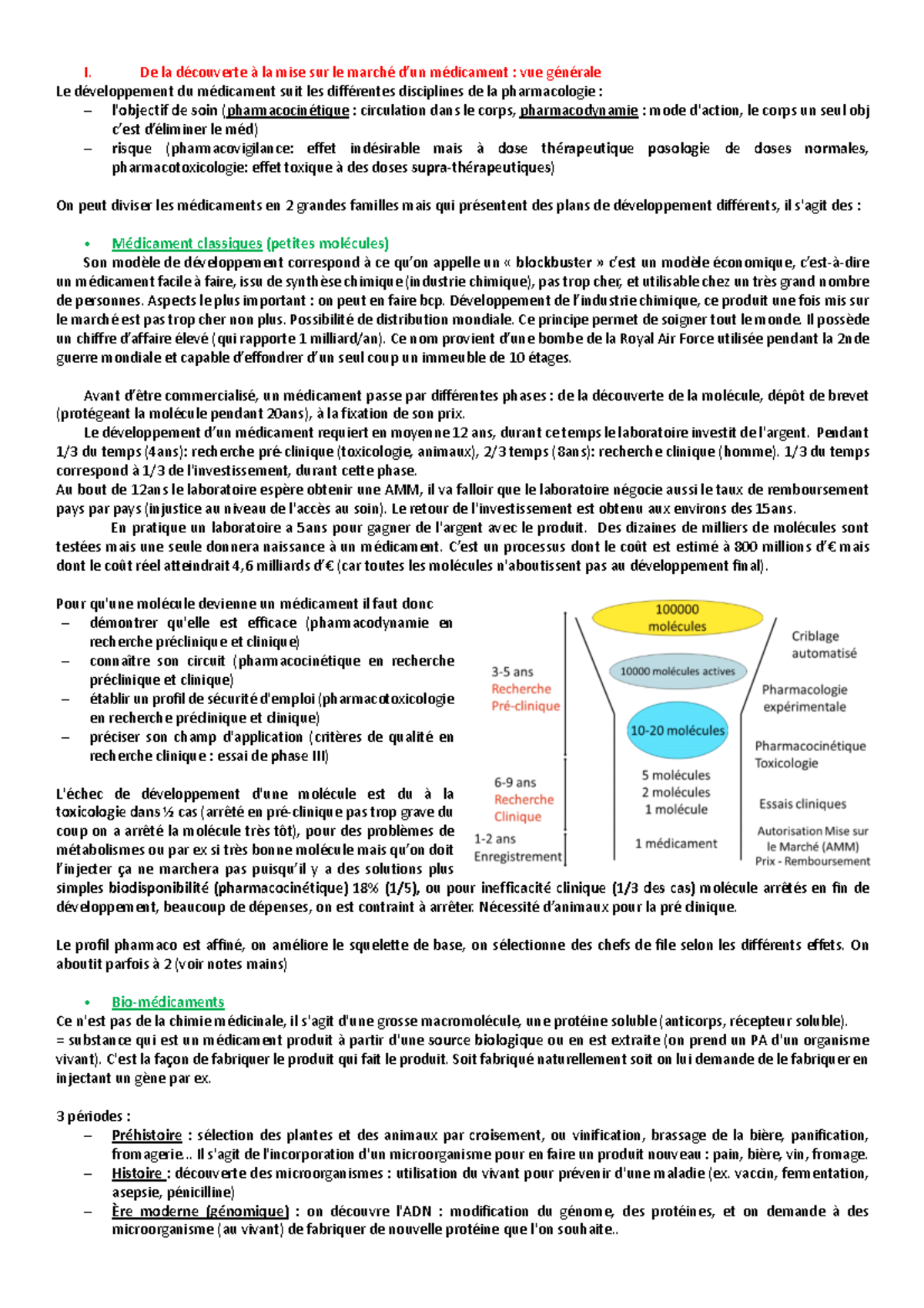 Cours Pharmaco UE6 - Warning: TT: undefined function: 32 Warning: TT: undefined function: 32 I ...