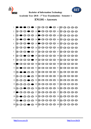 BIT Exam past papers for local indivi - UNIVERSITY OF COLOMBO, SRI ...