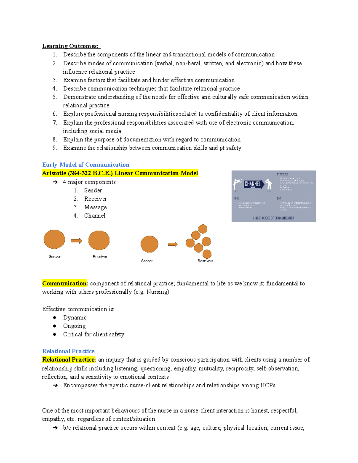 1130 Week 2 PPT Notes Introduction to Interpersonal Communication ...