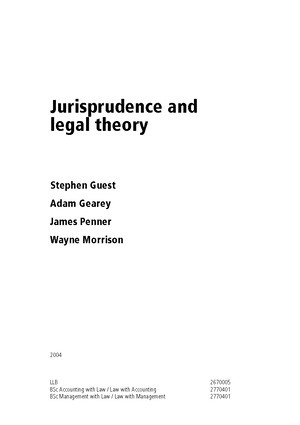 Chapter 3 - The command theory of law - Jurisprudence - Studocu