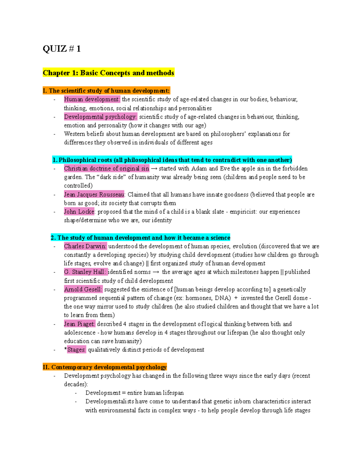 MODULE # 1 QUESTION EXAMPLES AHSC 220 - QUIZ # 1 Chapter 1: Basic Concepts and methods I. The ...