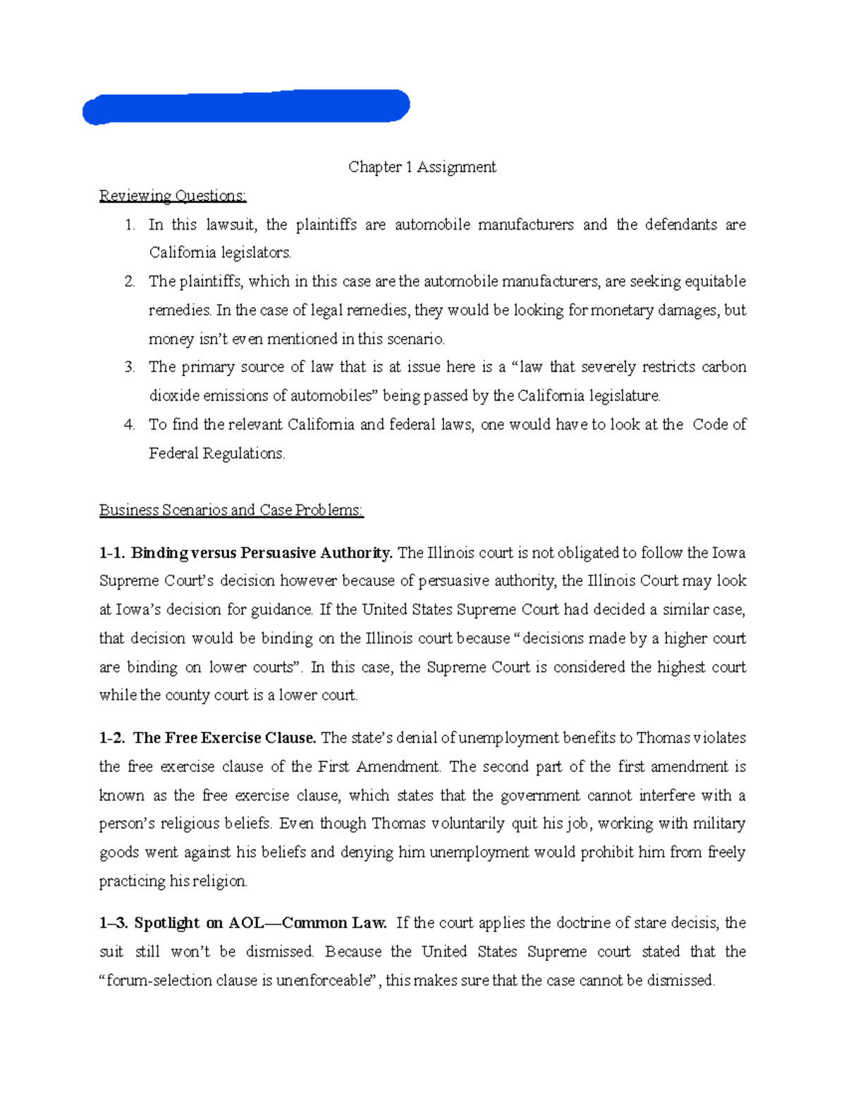 -3. IE 447 Chpater 1 Assignment Maryam Ashraf - Maryam Ashraf IE 447 - 453 9/12/ Chapter 1 - Studocu