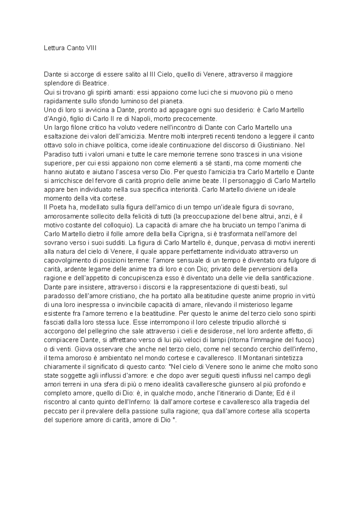 Canto VIII inferno - Lettura Canto VIII Dante si accorge di essere ...