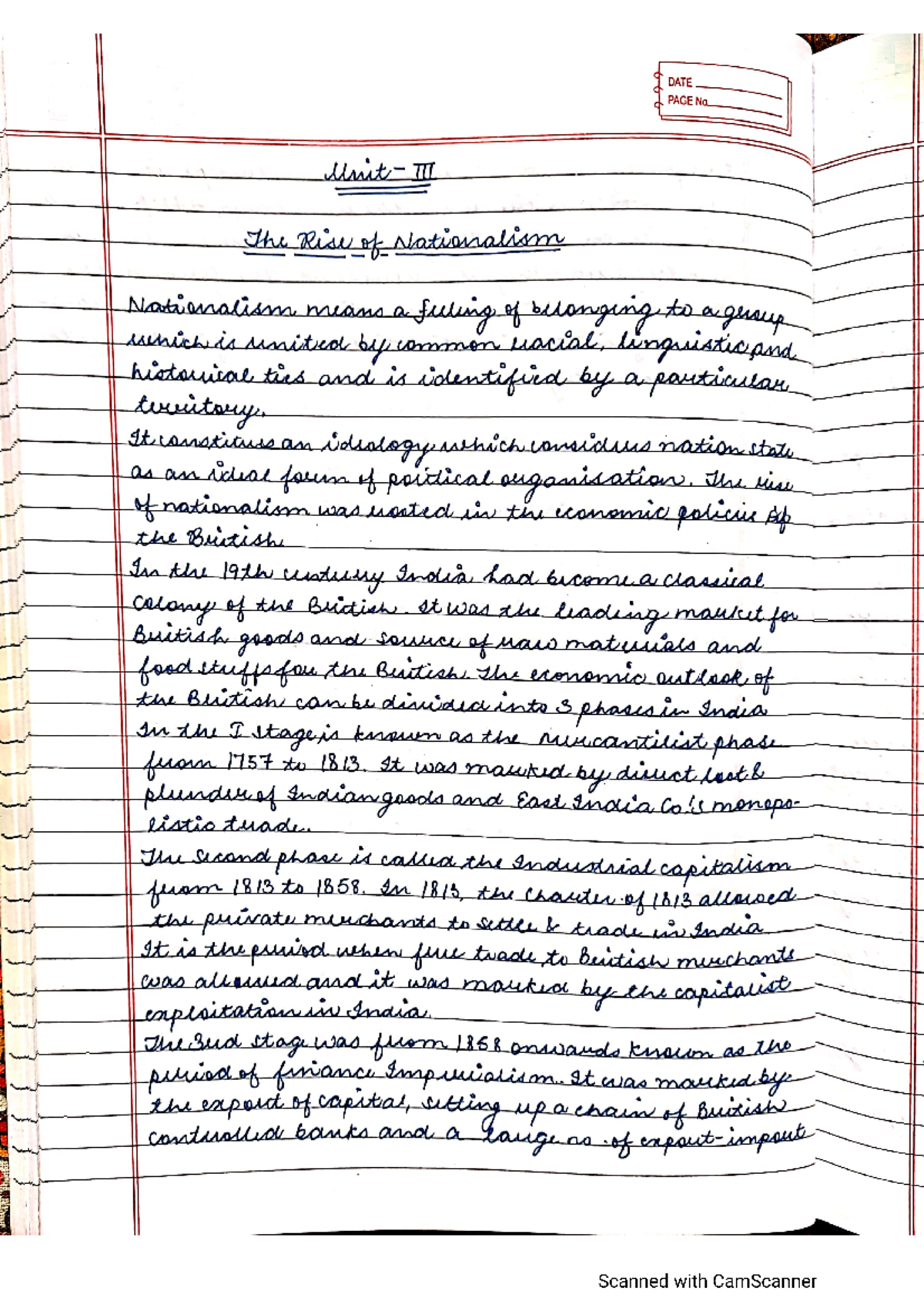 UNIT III - 2ND YEAR HISTORY - LLB - Studocu