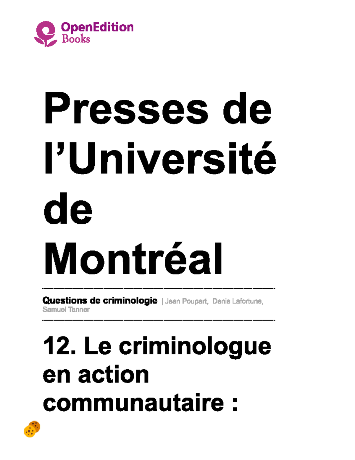 Maitrise En Criminologie Udem: Plan De Cours Criminologie Udem – BYKBRY