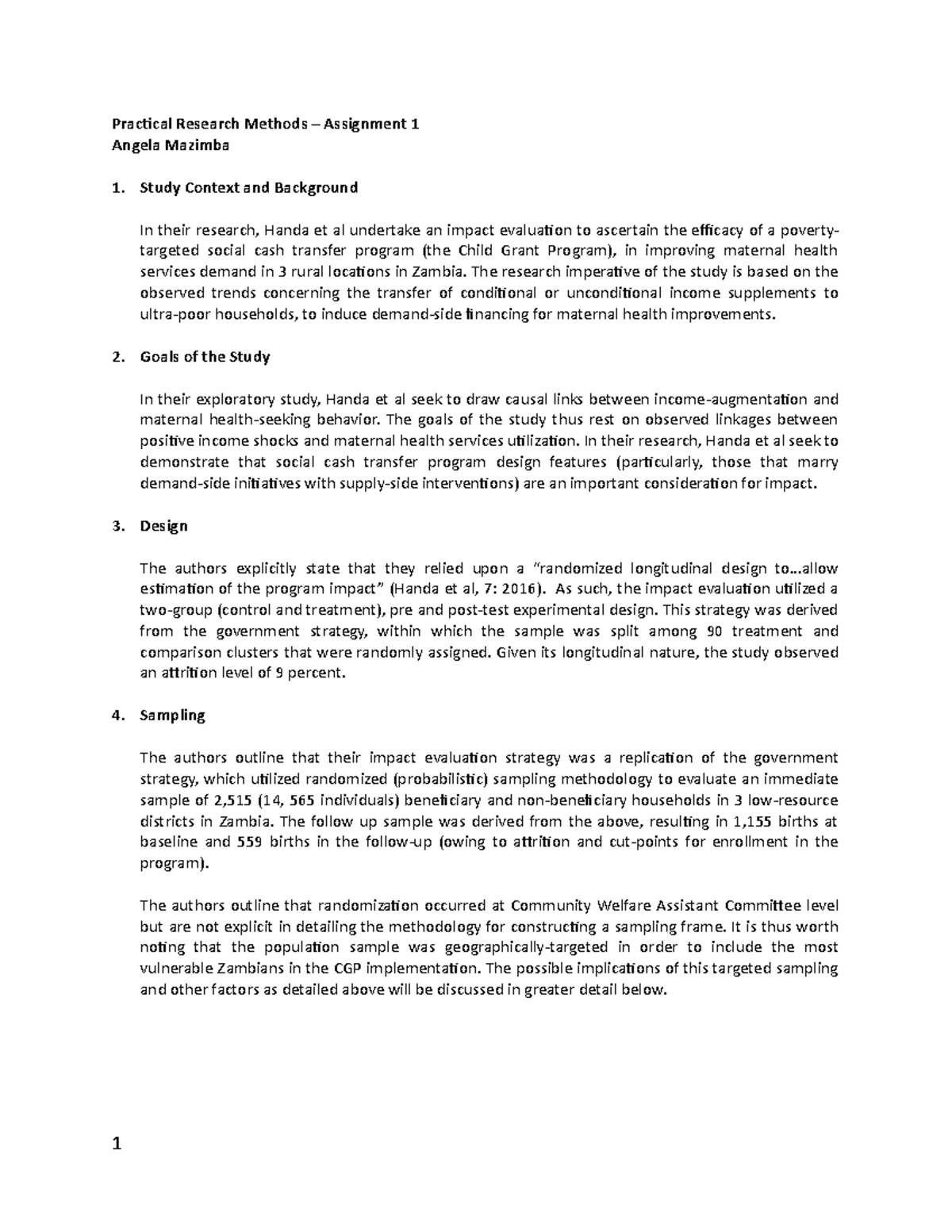 Practical Research Methods Assignment - Pracical Research Methods ...