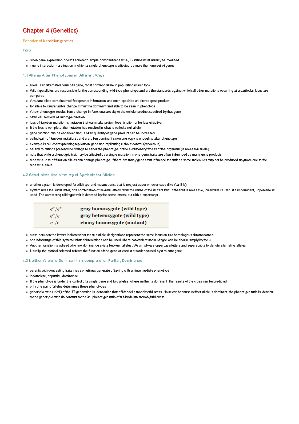 Chapter 4 (Genetics) - 214 - SUN - Studocu