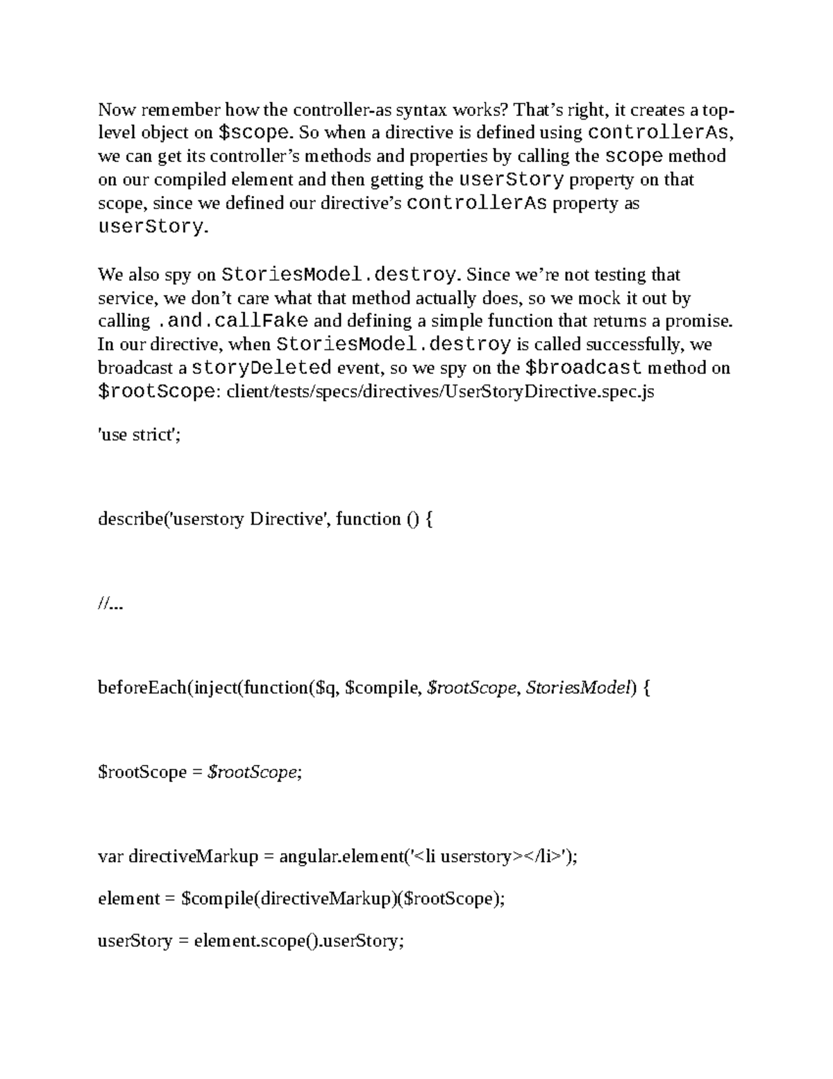 Web Devlopment In Angular Js In Action Now Remember How The Controller As Syntax Works Thats