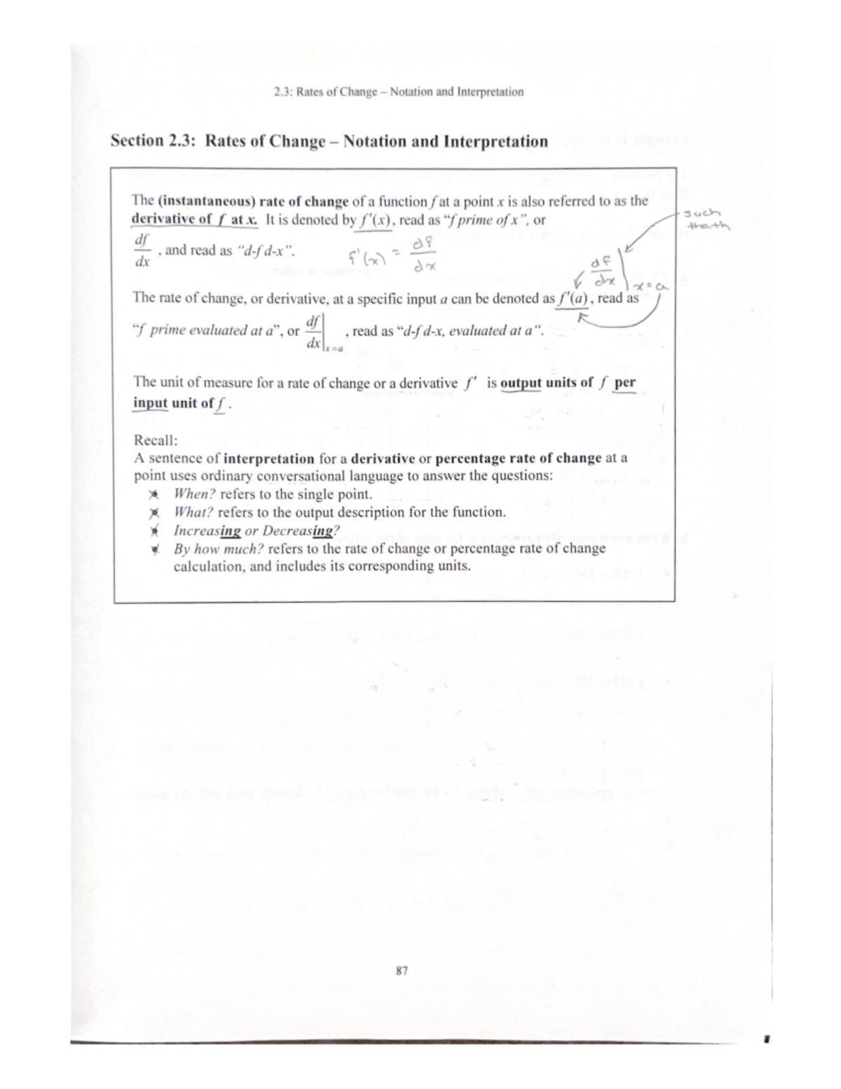 2.3 lecture check - MATH1020 - Clemson - Studocu