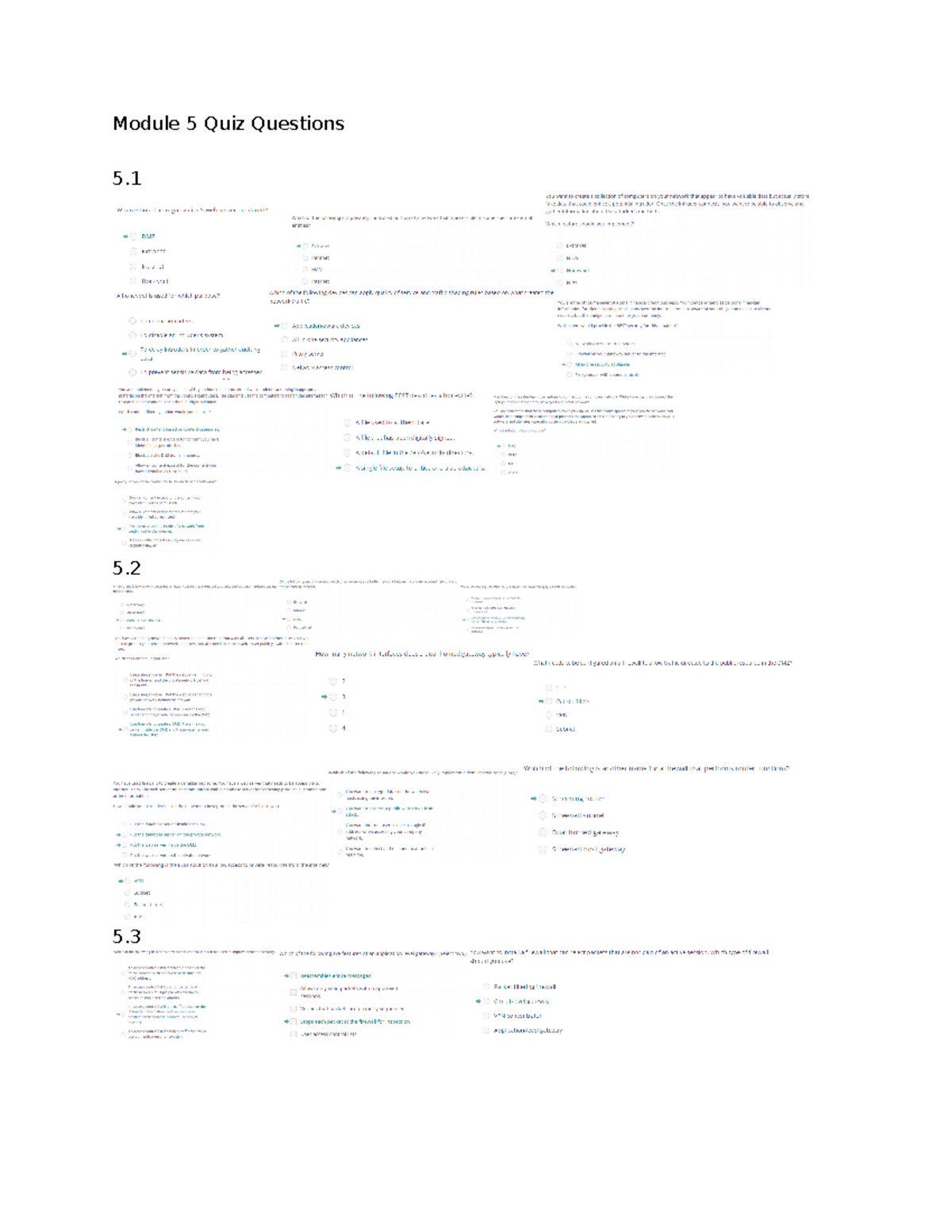 IT253 MOD 5 QUIZ Questions - Module 5 Quiz Questions One of the ...