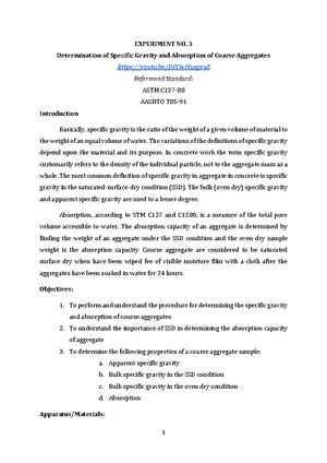 Experiment NO 4 (notes) - EXPERIMENT NO. 4 Determination of Moisture ...