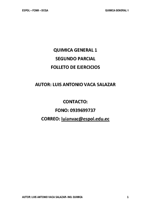 Preguntas de olimpiadas de Química 2 SLM - Elaborado por Ing. Daniel ...