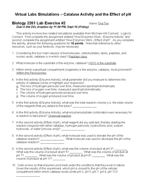 Lab#2 Virtual Labs Assignment - Enzymes - Virtual Labs Simulations ...