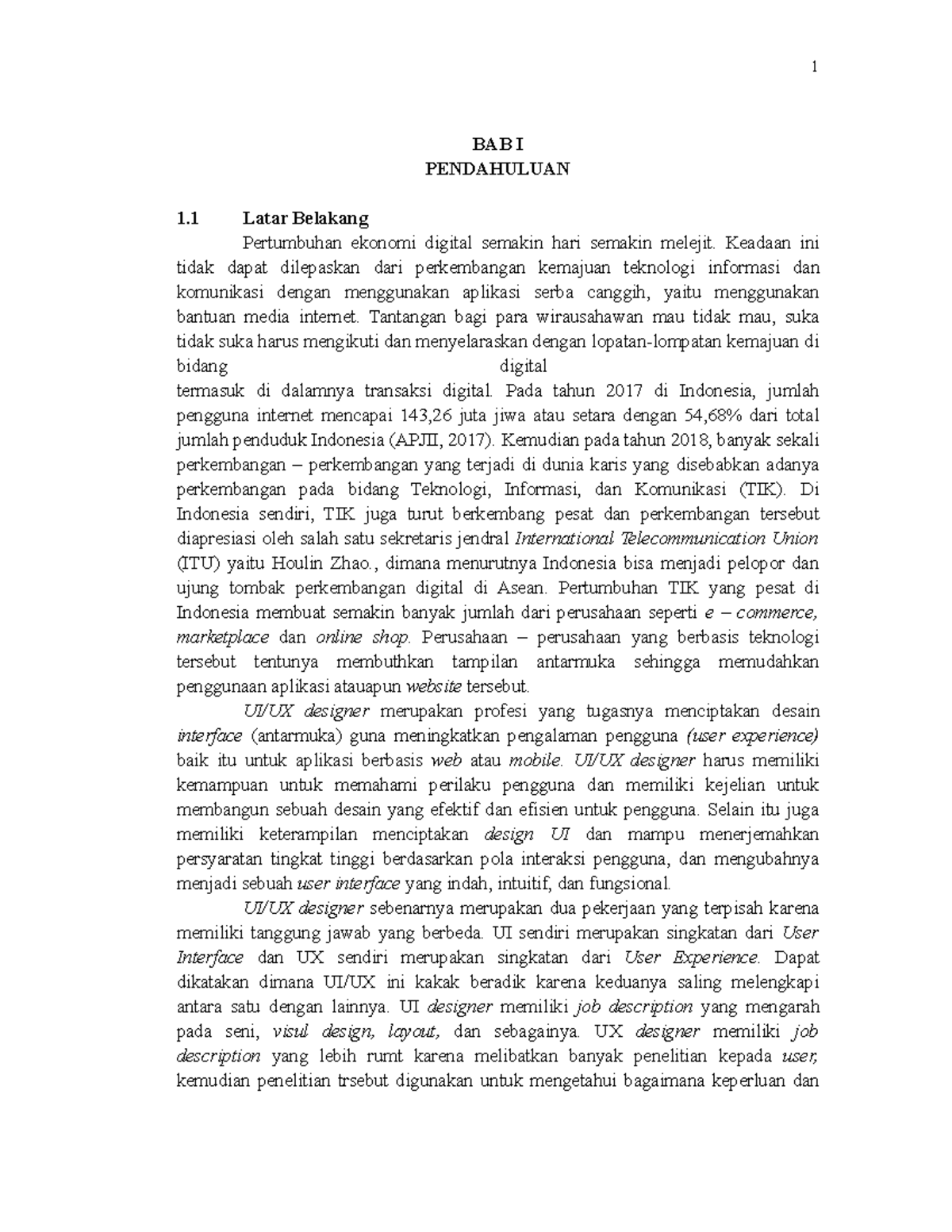 Draft Proposal PKM-K Webtrix Graphic UIUX Designer - BAB I PENDAHULUAN ...