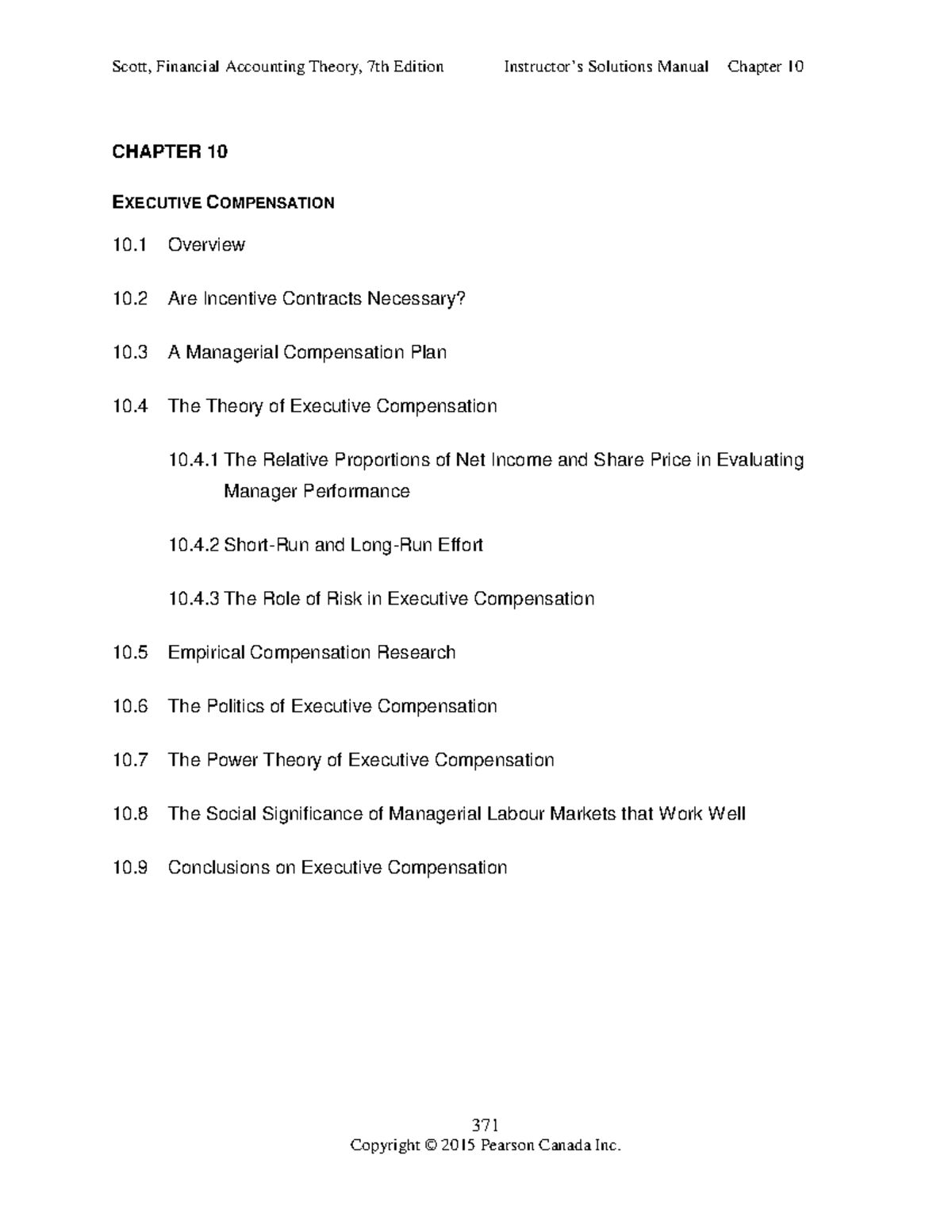 William R. Scott - Solution manual for Financial Accounting Theory (7th ...