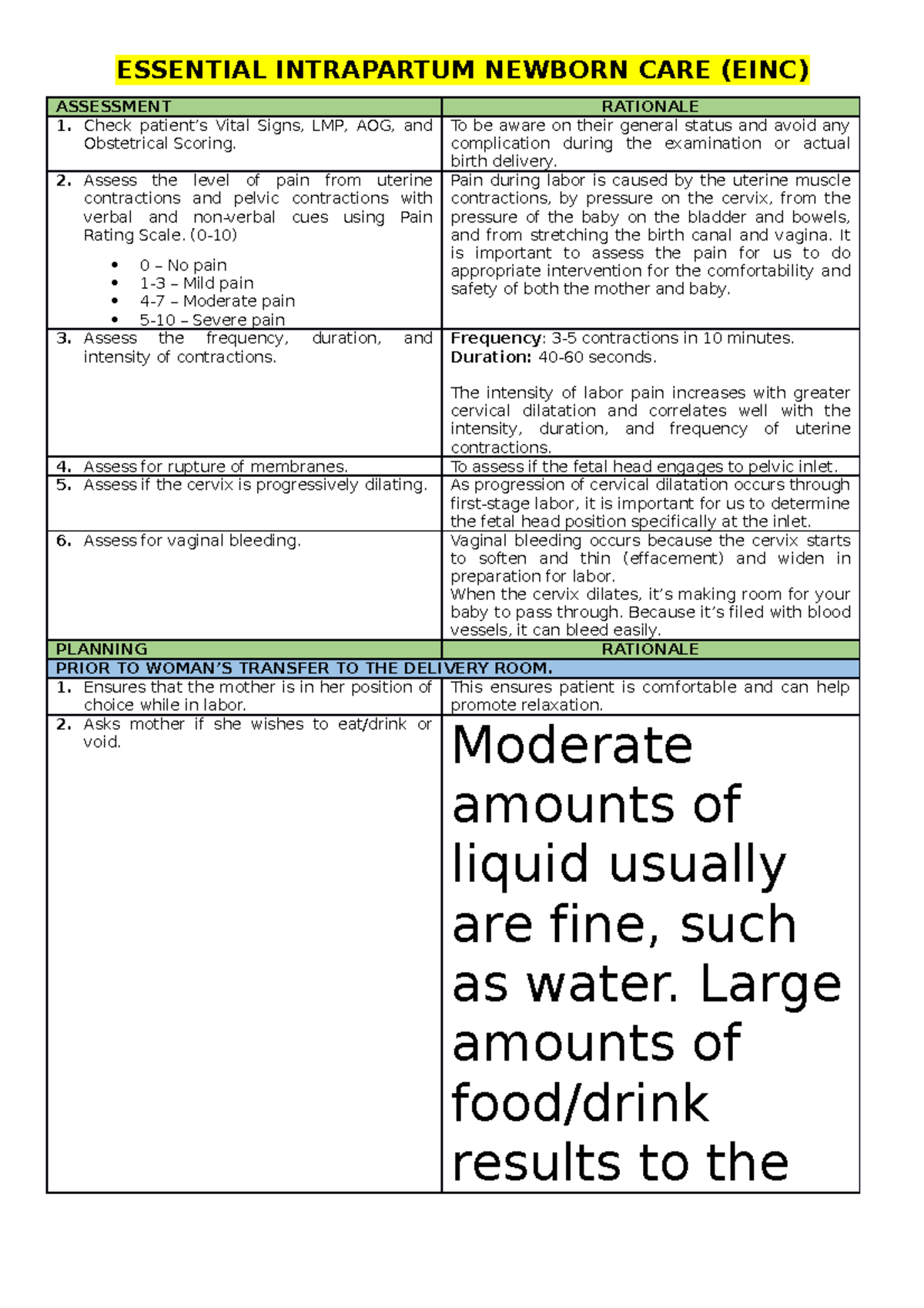 Essential Intrapartum Newborn Care - ESSENTIAL INTRAPARTUM NEWBORN CARE ...